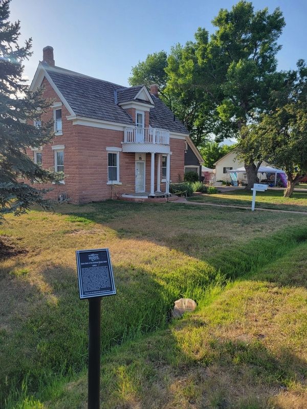 James Dock & Eva Erickson Shanks Home Historical Marker