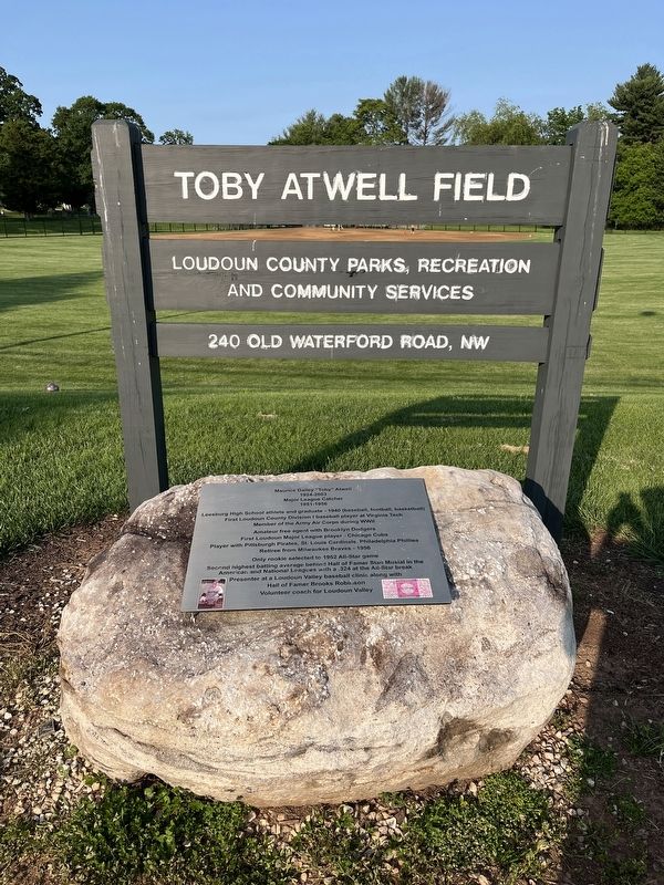 Toby Atwell Field Historical Marker