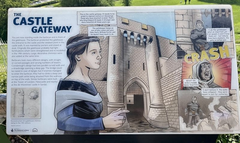 The Castle Gateway Historical Marker