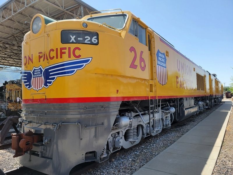 Union Pacific Super Turbine Locomotive #26 Historical Marker