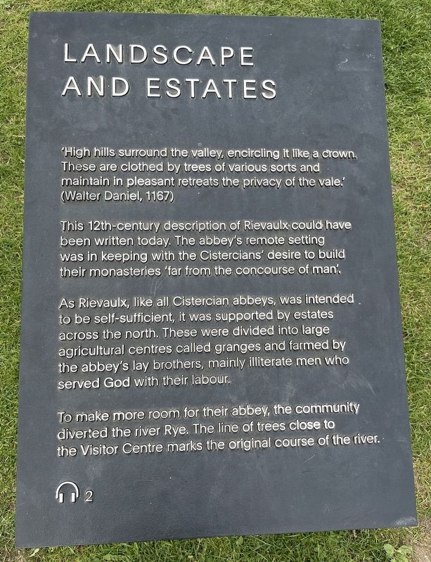 Landscape and Estates Historical Marker