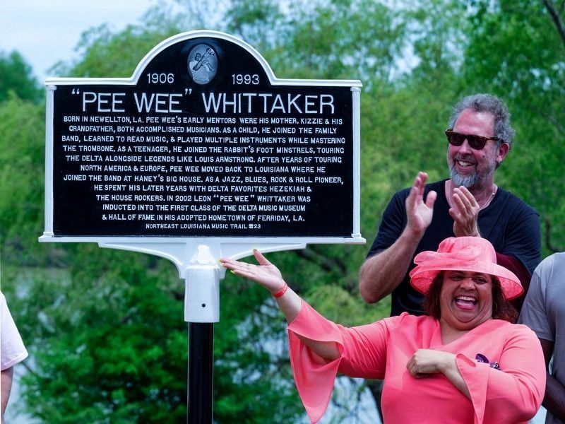 "Pee Wee" Whittaker Historical Marker