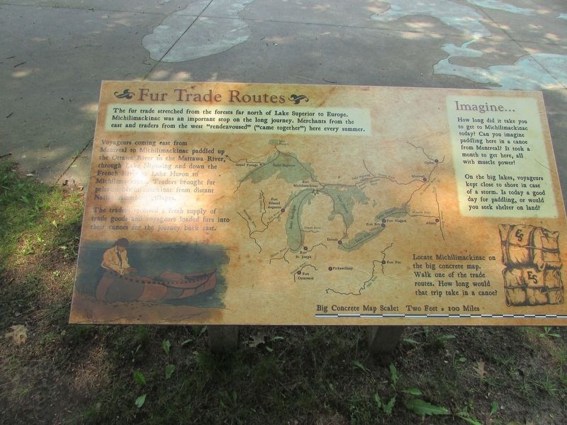 Fur Trade Routes Historical Marker