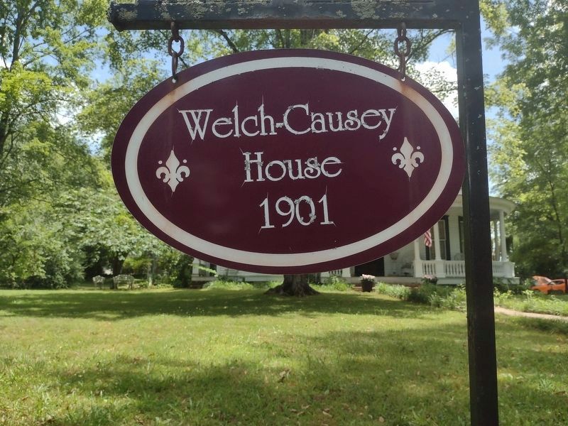 Welch-Causey House Historical Marker