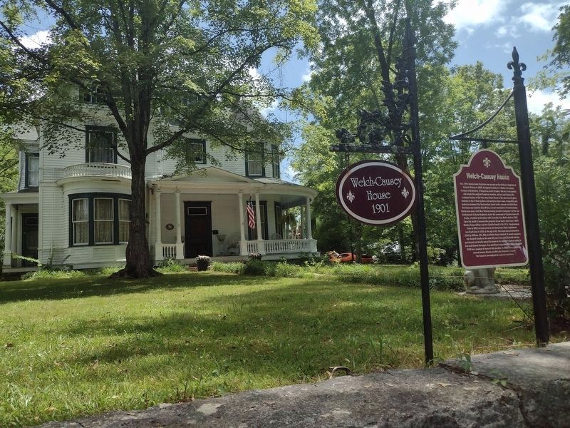 Welch-Causey House Historical Marker