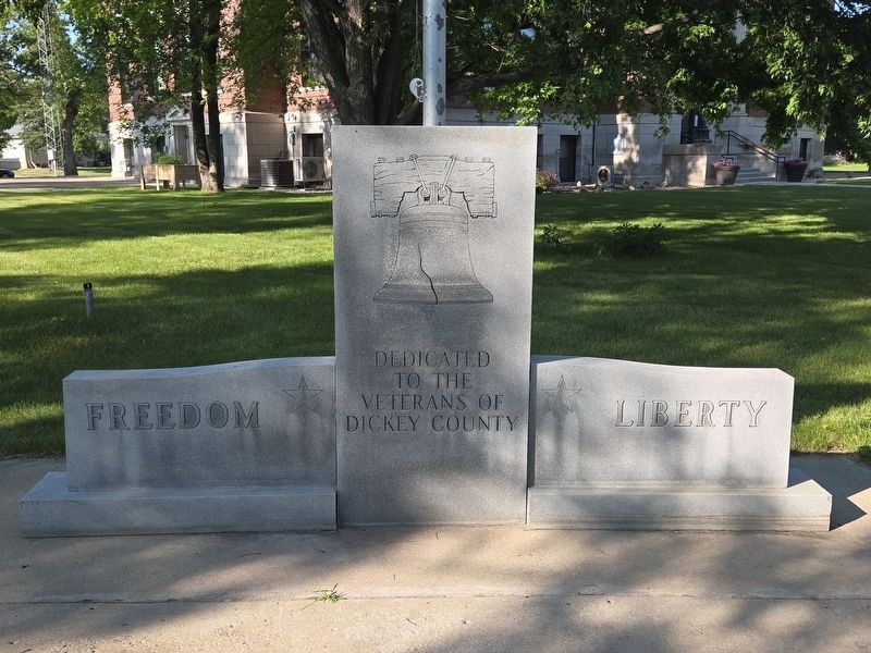 Dickey County Veterans, a War Memorial