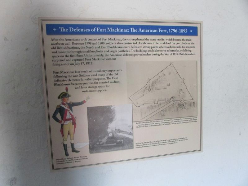 The Defenses of Fort Mackinac: The American Fort, 1796 - 1895 ...
