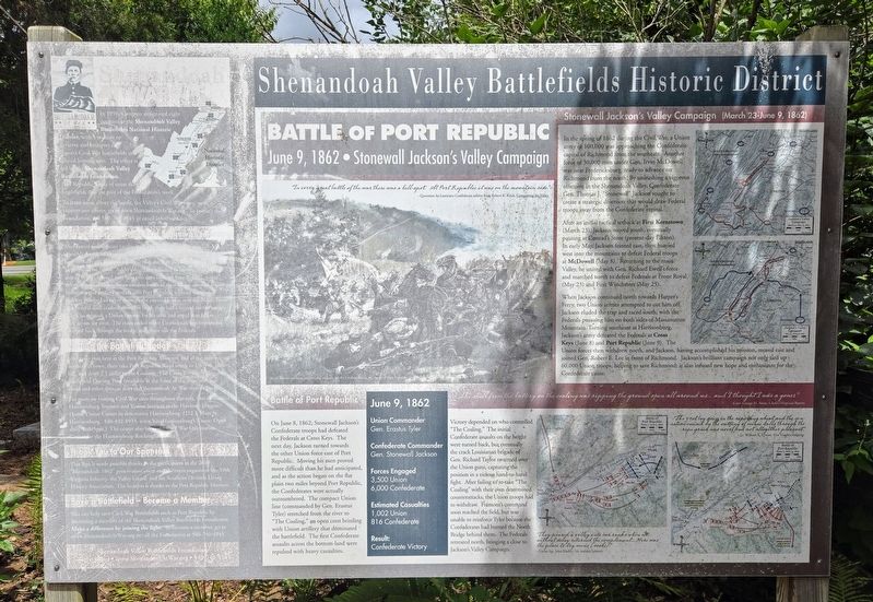 Shenandoah Valley Battlefields Historic District Historical Marker