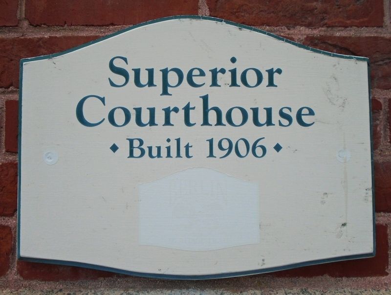 Superior Courthouse Historical Marker