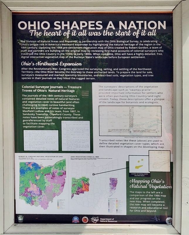 Ohio Shapes A Nation Historical Marker