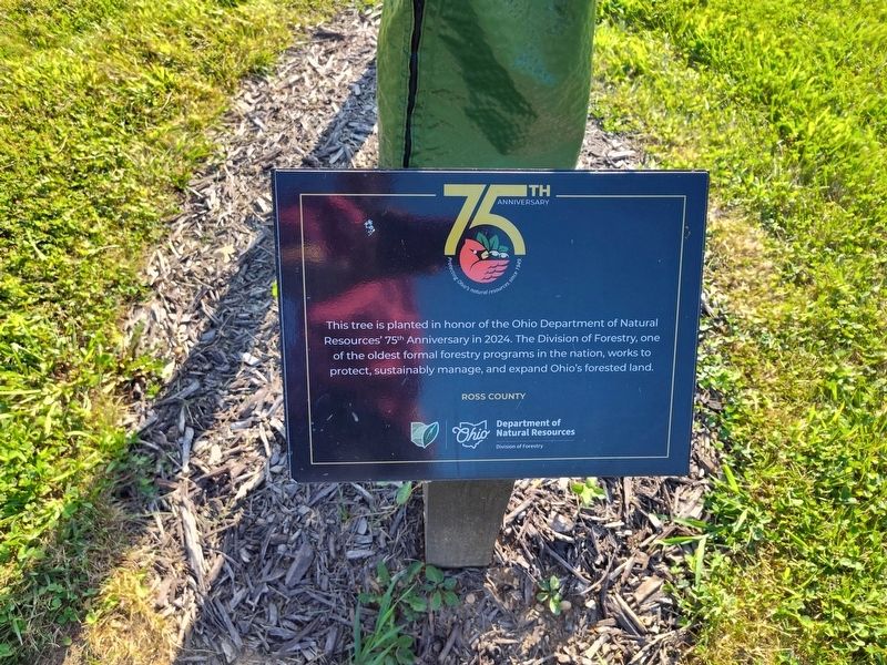 Ohio Department of Natural Resources 75th Anniversary Historical Marker
