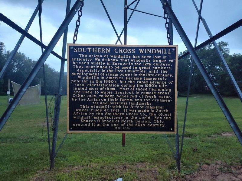 Southern Cross Windmill Historical Marker