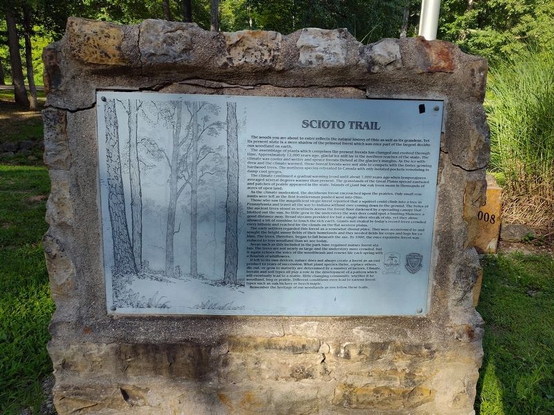 Scioto Trail Historical Marker