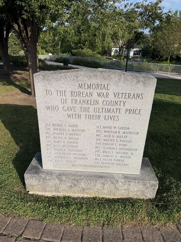 Korean War Veterans Memorial, a War Memorial