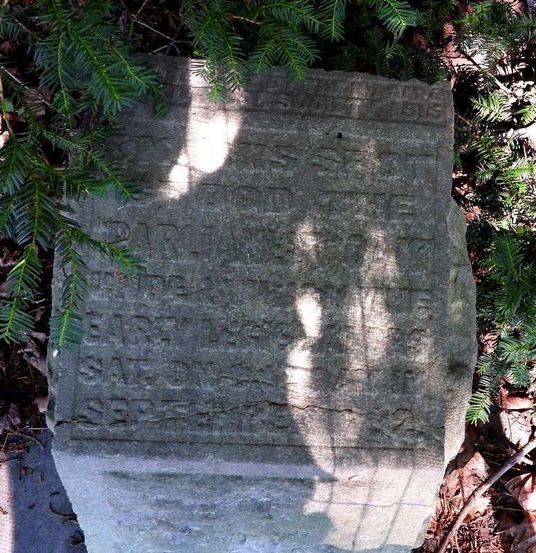 The Parliament Oak Historical Marker