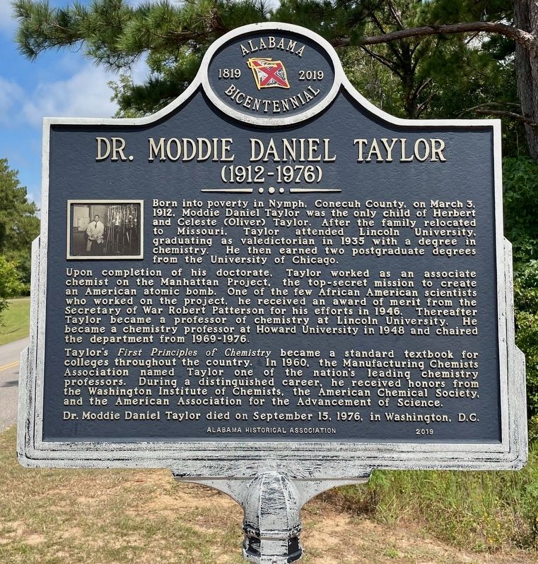 Dr. Moddie Daniel Taylor Historical Marker