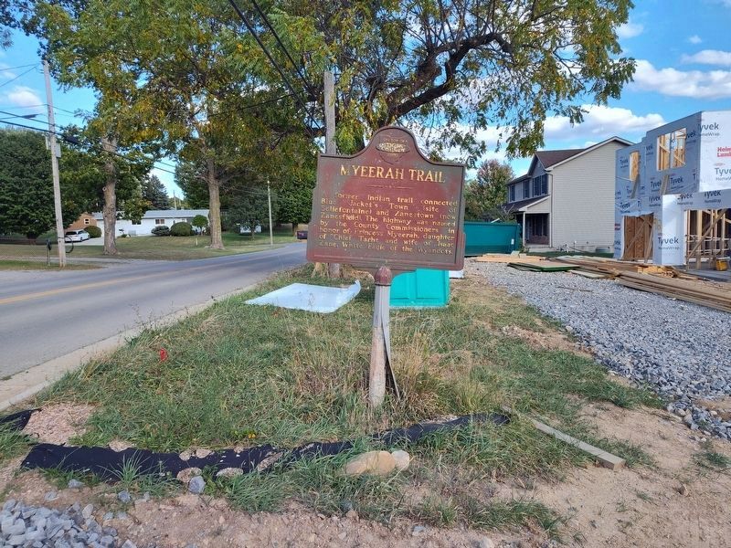 Myeerah Trail / Historic Logan County Historical Marker