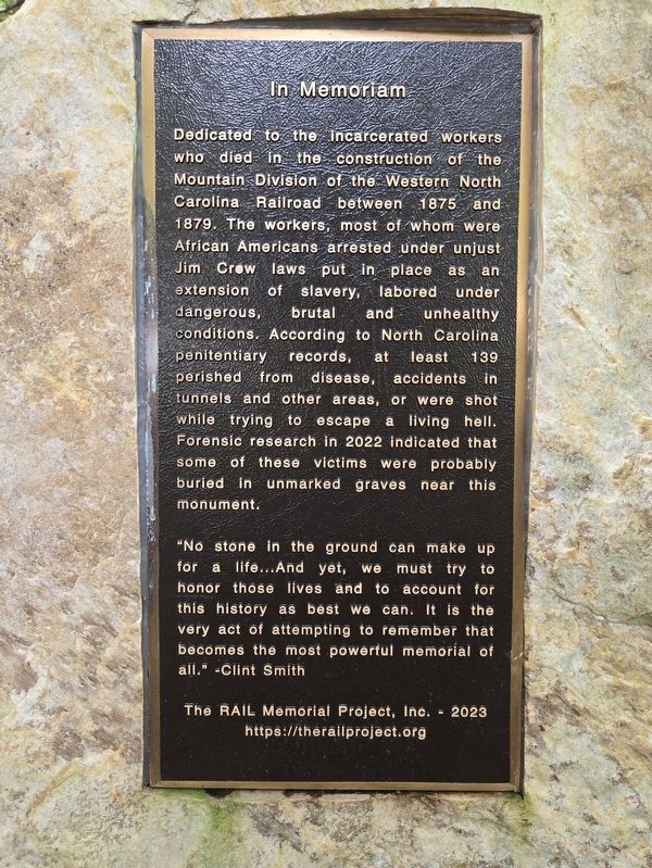 In Memoriam Historical Marker
