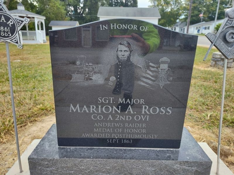 Sgt. Major Marion A. Ross, a War Memorial