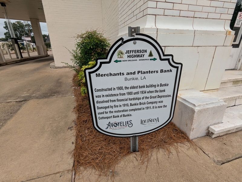 Merchants and Planters Bank Historical Marker