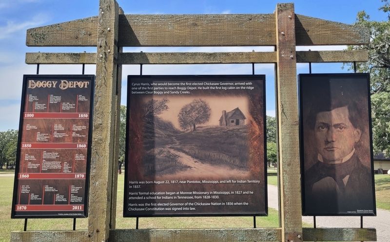 Boggy Depot Historical Marker