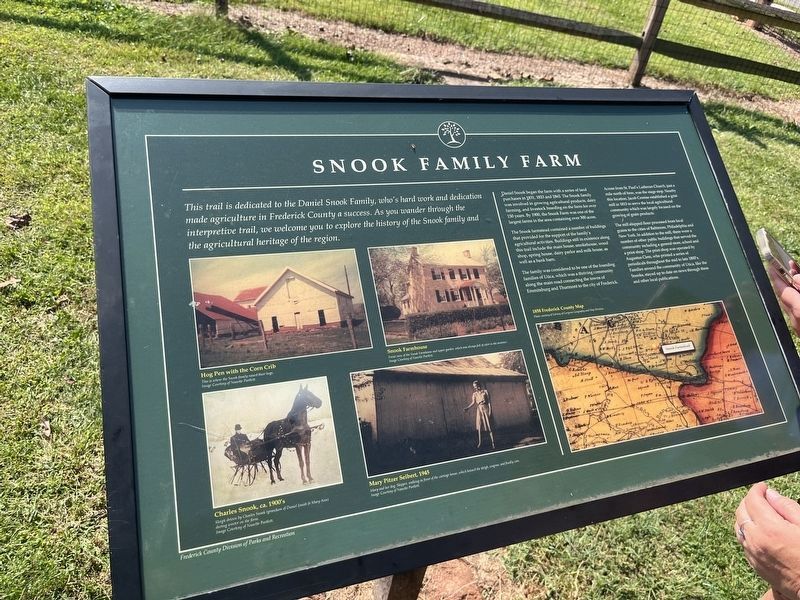 Snook Family Farm Historical Marker