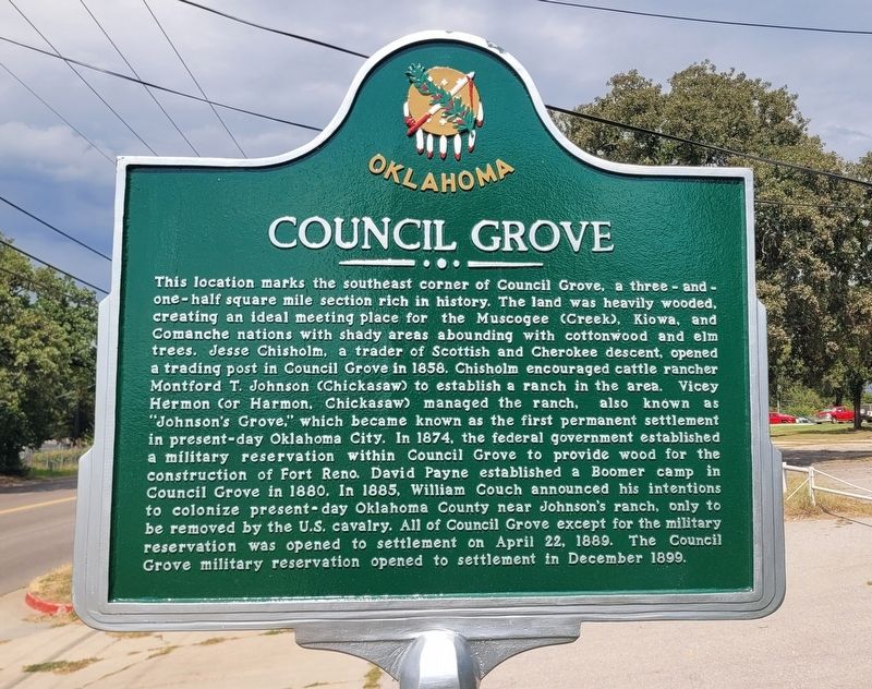 Council Grove Historical Marker