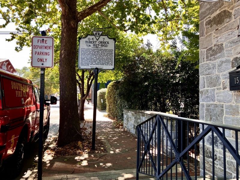 Robert Orrick Historical Marker
