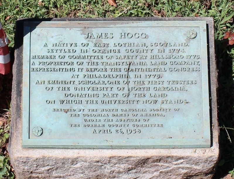 James Hogg Historical Marker