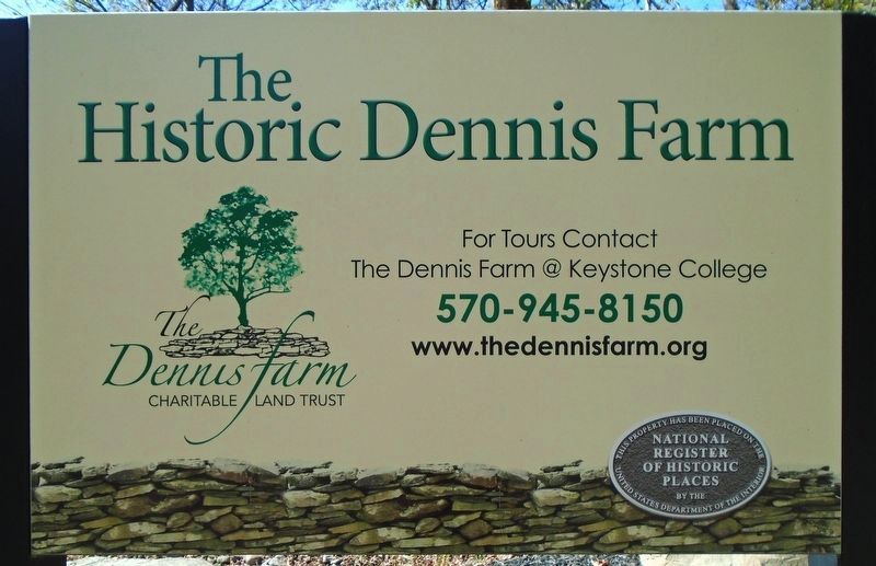 The Dennis Farm Historical Marker