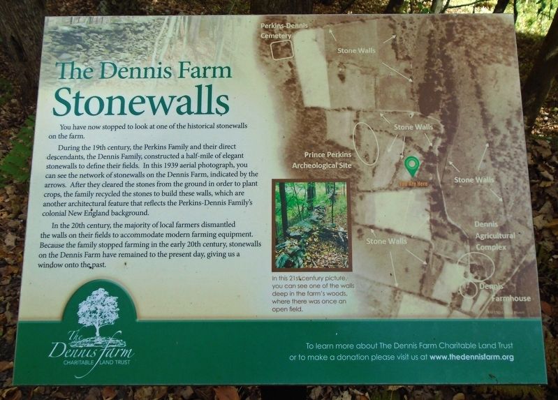 The Dennis Farm Stonewalls Historical Marker