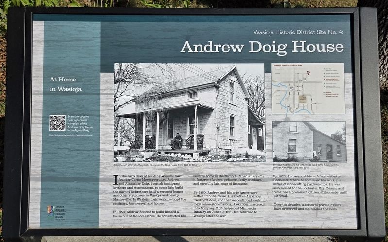 Andrew Doig House Historical Marker