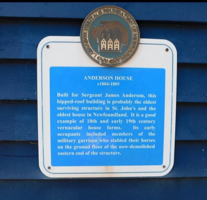Anderson House Historical Marker