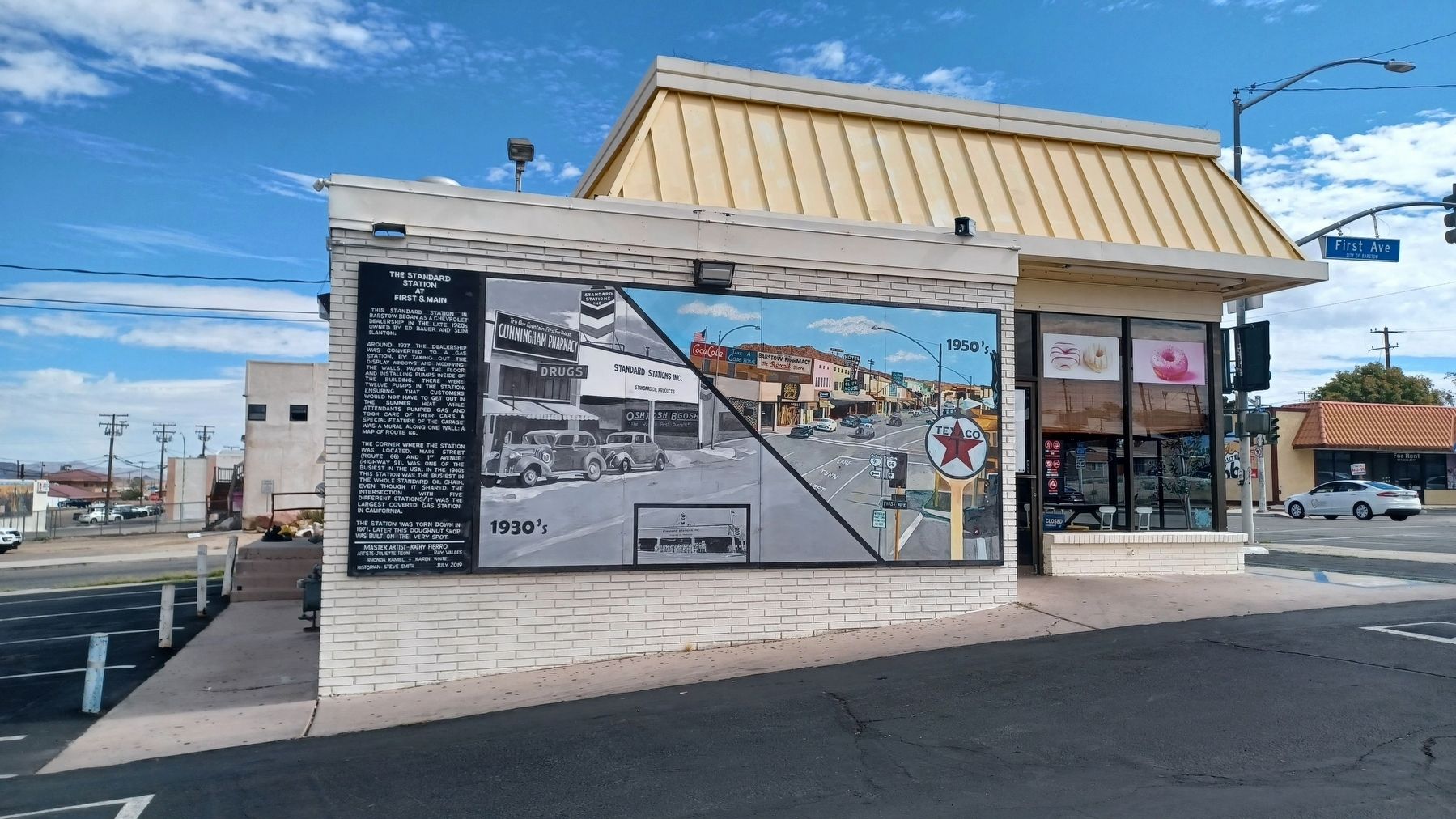 The Standard Station at First & Main Historical Marker