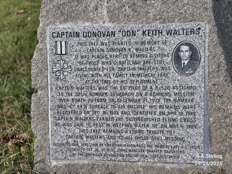 Captain Donovan "Don" Keith Donovan Historical Marker