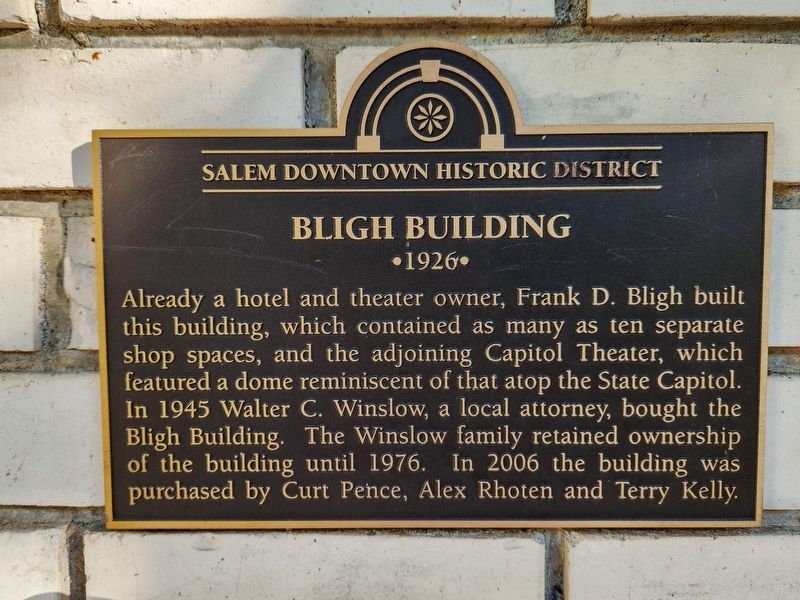 Bligh Building Historical Marker