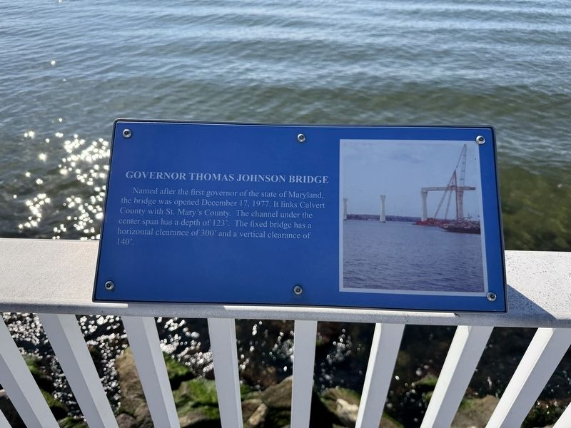 Governor Thomas Johnson Bridge Historical Marker