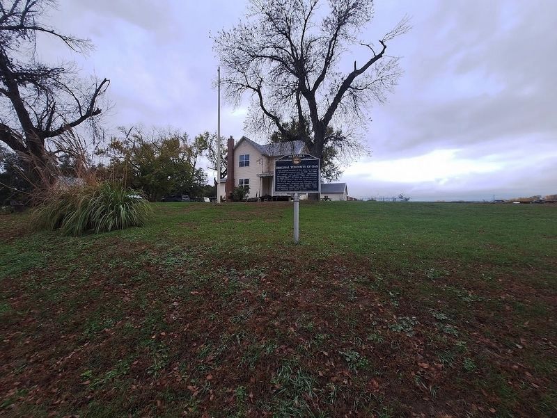 Original Townsite of Oak Historical Marker