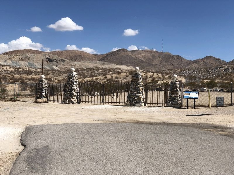Oro Grande Cemetery Historical Marker