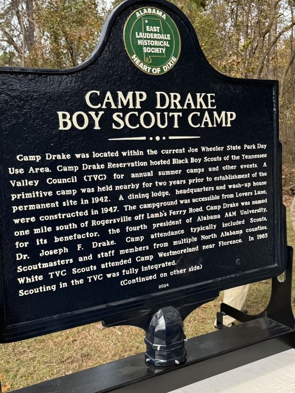 Camp Drake Boy Scout Camp / Joe Wheeler State Park Negro Area ...