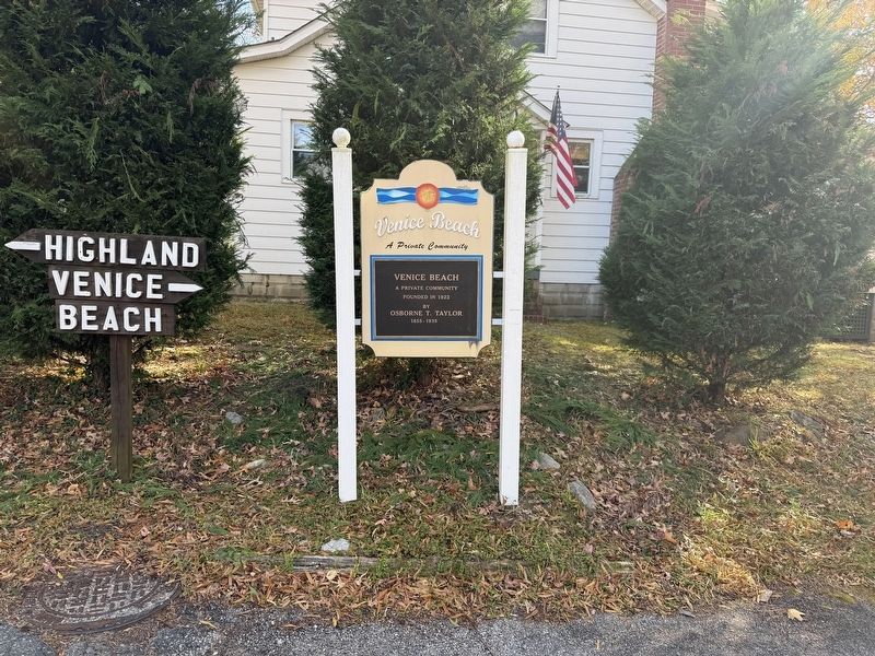 Venice Beach Historical Marker