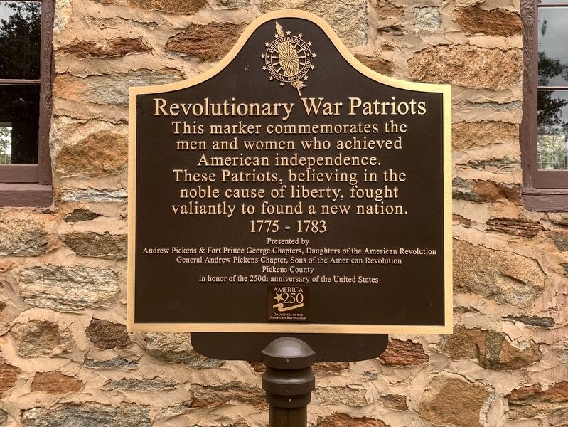 Revolutionary War Patriots Historical Marker