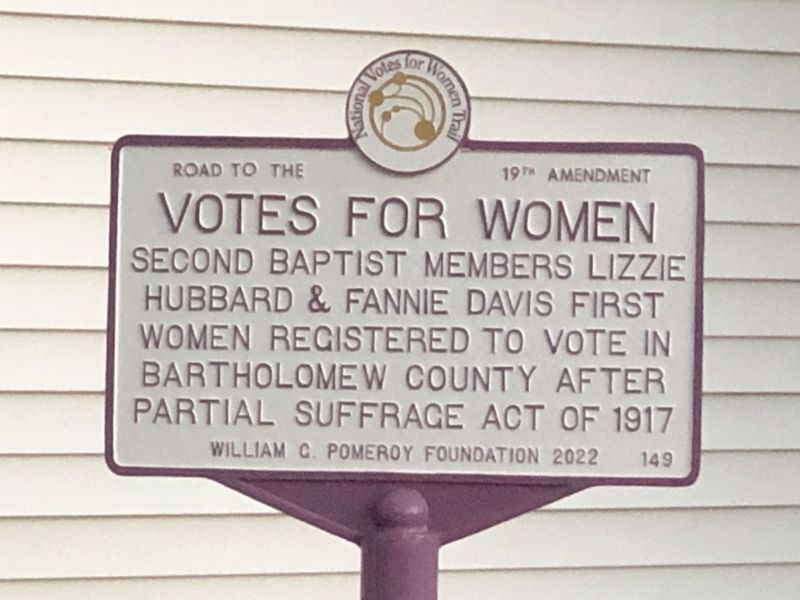 Votes for Women Historical Marker