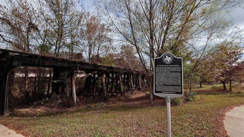 1897 Howe Truss Train Trestle Historical Marker