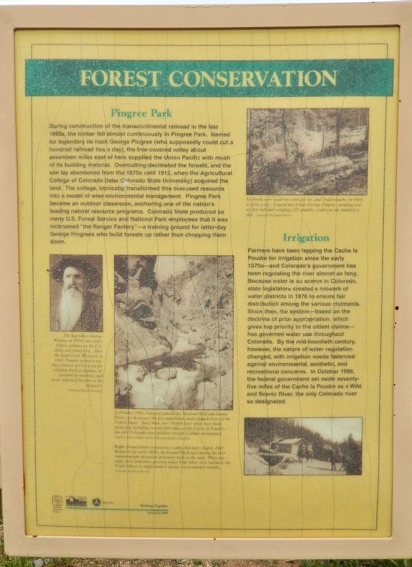 Forest Conservation Historical Marker
