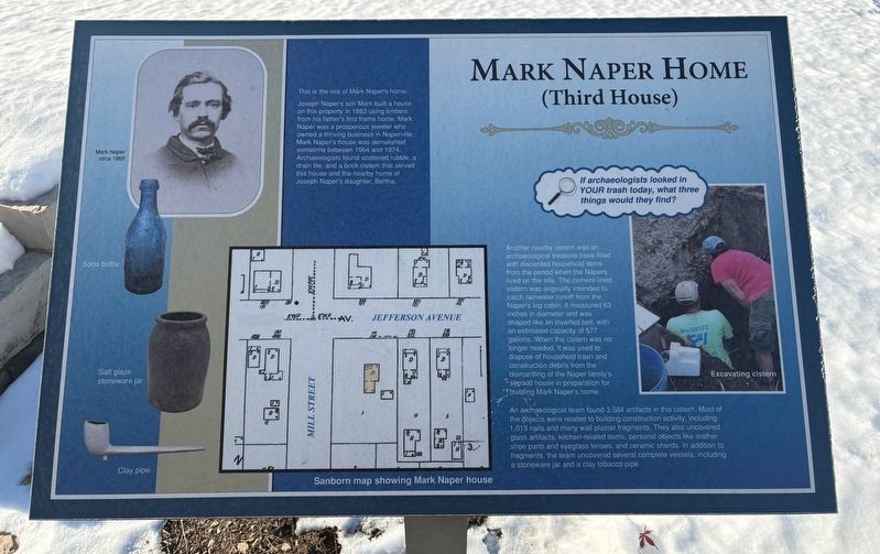 Mark Naper Home Historical Marker
