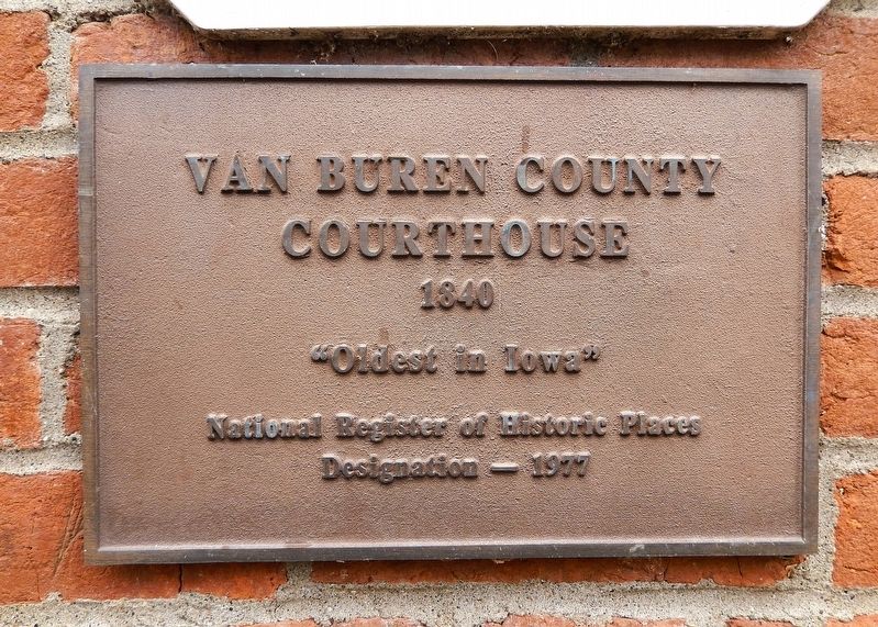 Van Buren County Courthouse Historical Marker