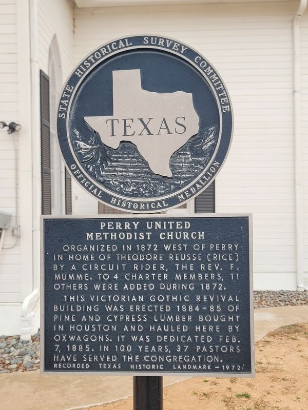 Perry United Methodist Church Historical Marker