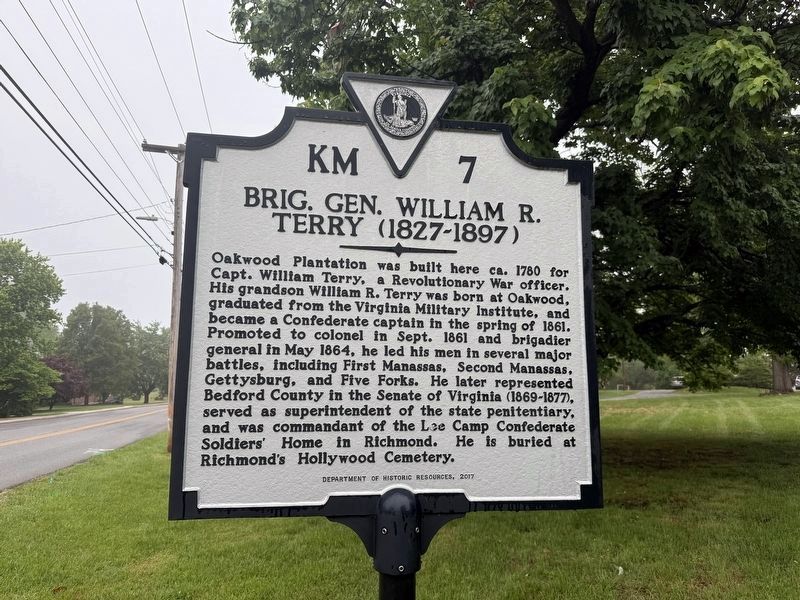 Brig. Gen. William R. Terry (1827-1897) Historical Marker